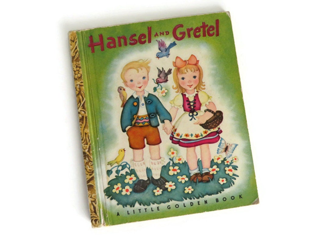 Vintage A Little Golden Book #17 Hansel and Gretel 1943 by Simon ...
