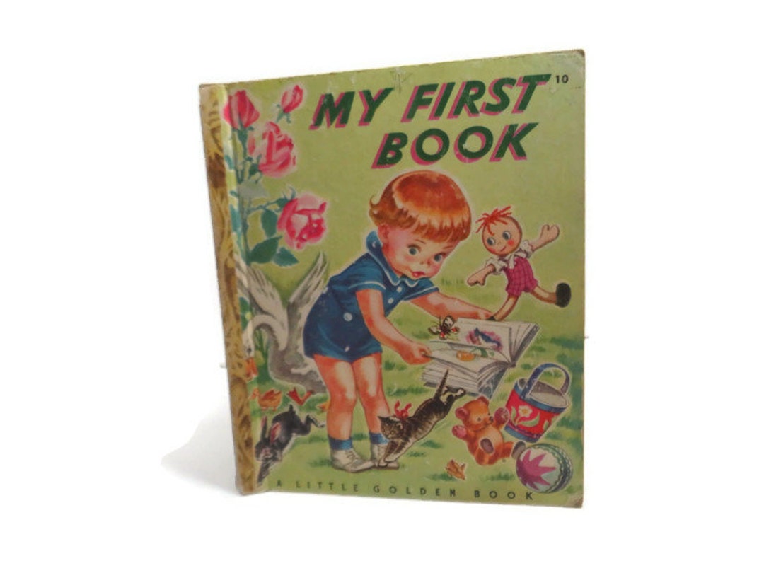 Vintage "my First Book" Little Golden Book, 1942 Edition - Etsy