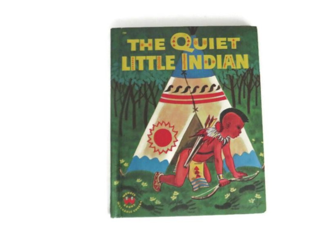 Vintage Wonder Book #709 "the Quiet Little Indian" 1958 by Darlene Geis ...