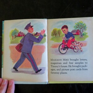 Vintage 'mailman Mike' Book | 1959 Collectible A Rand Mcnally Junior ...