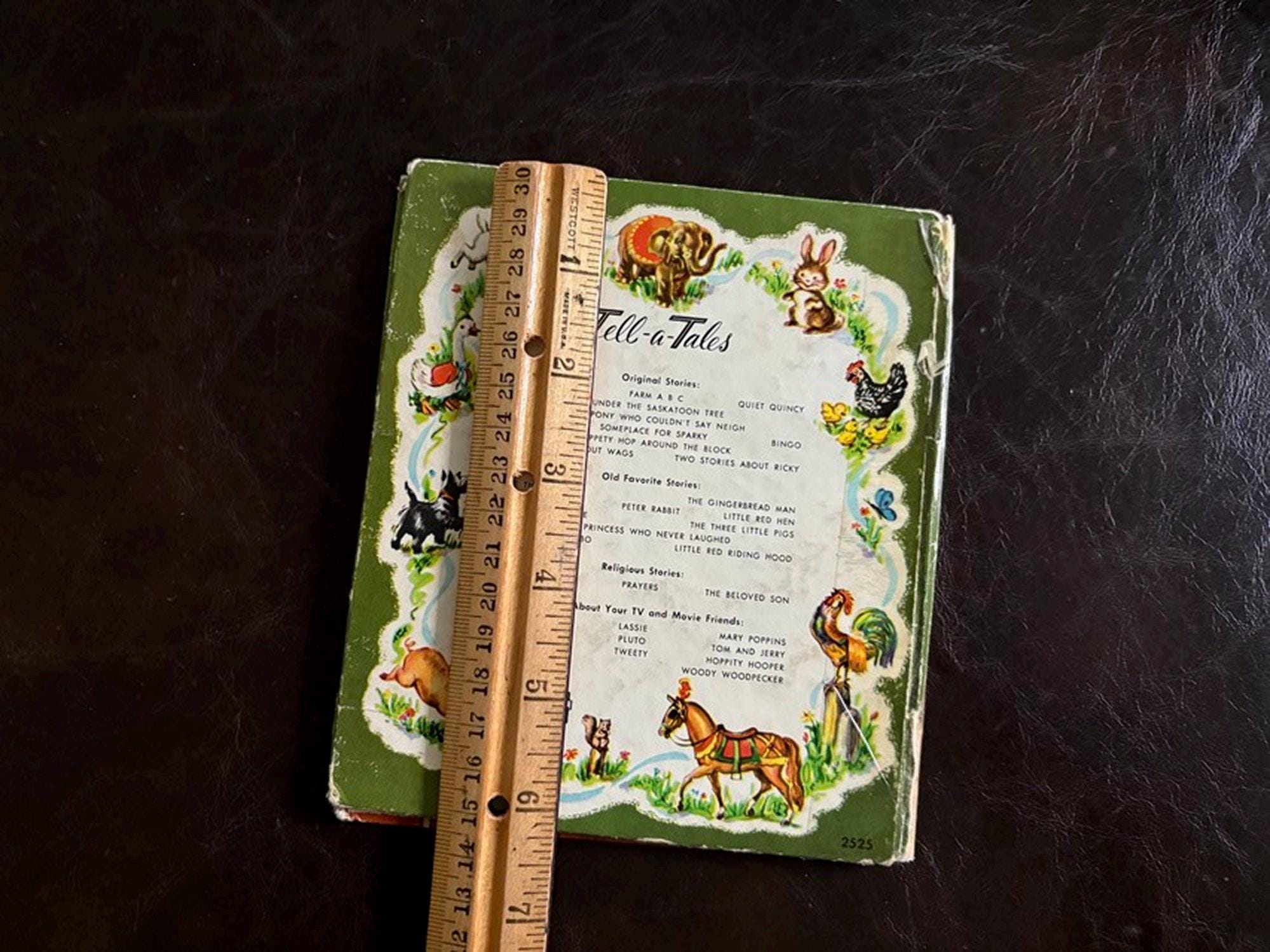 Vintage 1966 'peppermint' Whitman Tell-a-tale Book #2525 - Etsy