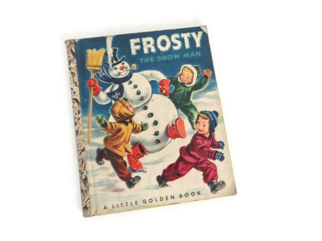 A Little Golden Book "frosty the Snow Man" Vintage Childrens Book #142 ...