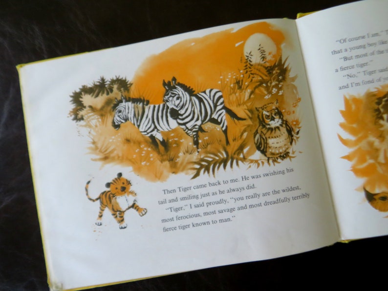 1971 Vintage Book - My Fierce Tiger by James Hepburn Illustrated by ...