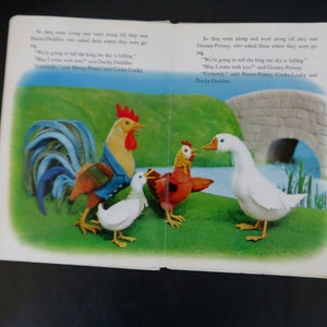 Vintage 1969 "henny Penny" A Puppet Story Book #0759 With 3-D Picture ...