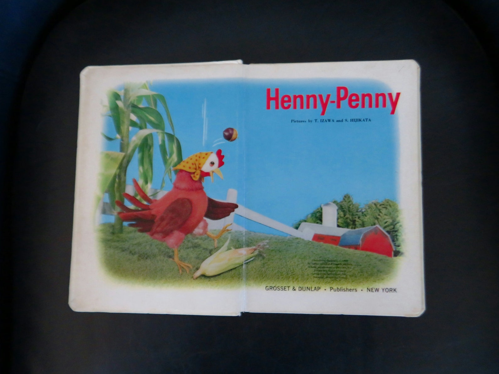 Vintage 1969 "henny Penny" A Puppet Story Book #0759 With 3-D Picture ...