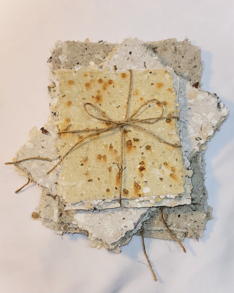 Handmade Repurposed Paper - Etsy