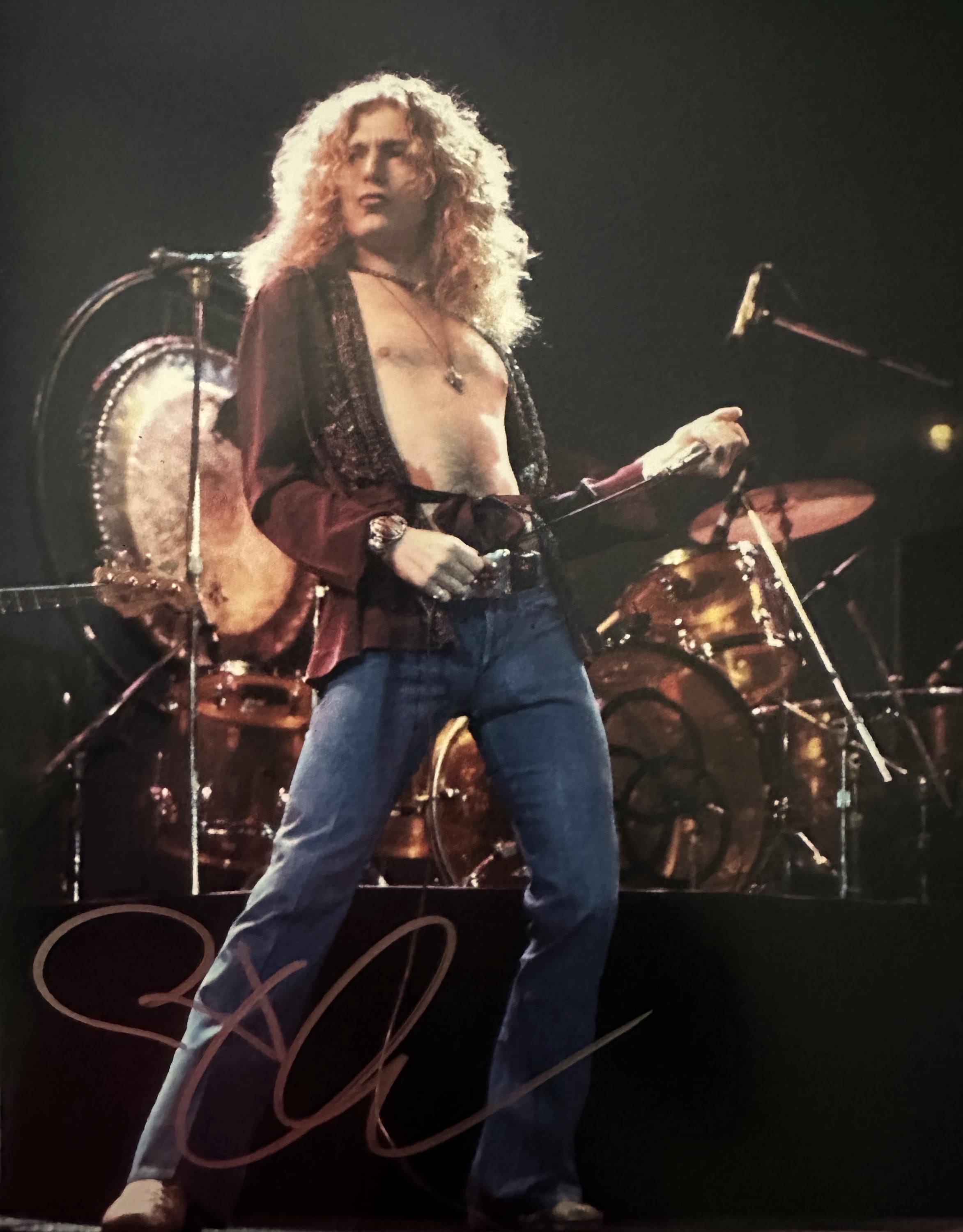 Robert Plant Led Zeppelin Signed 8x10 Photo Read Description - Etsy