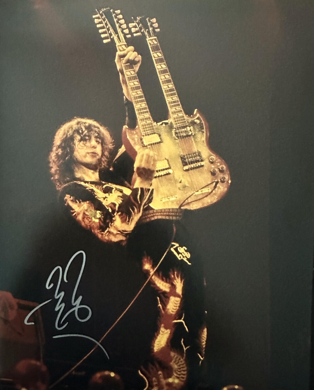 Jimmy Page Led Zeppelin Signed 8x10 Photo Read Description - Etsy
