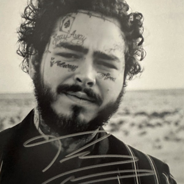 Post Malone Signed - Etsy