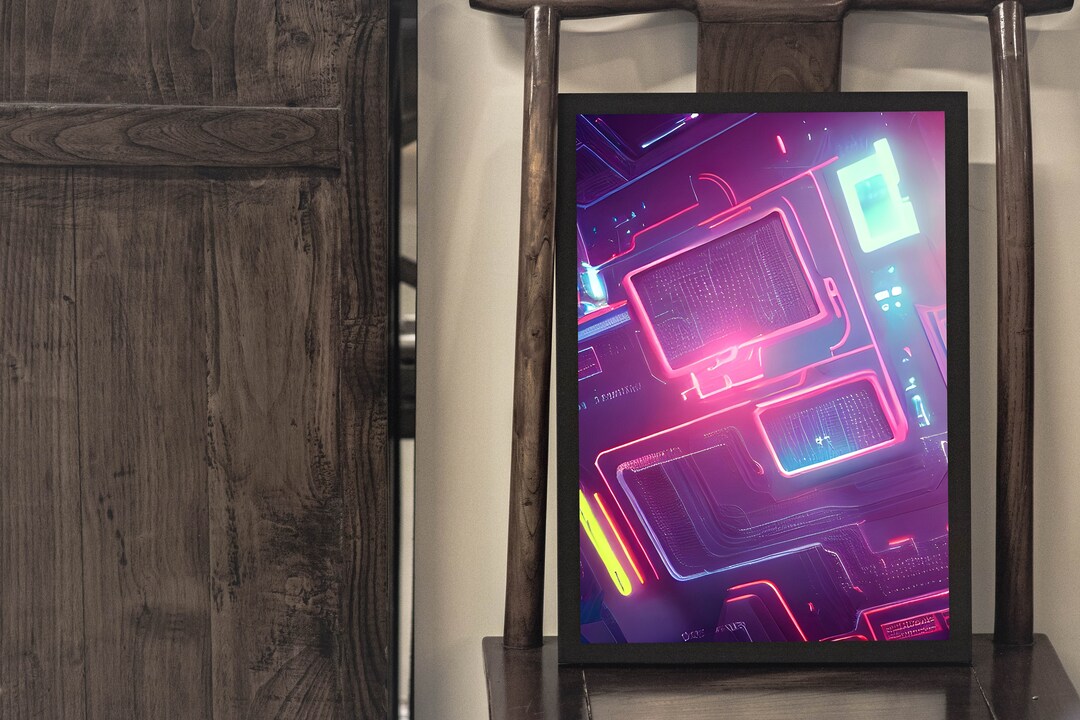 Digital Poster Printable - Technology and Science Art - Computers and ...
