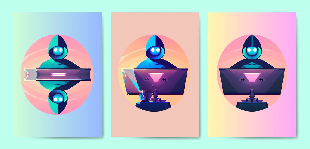 Digital Poster Printable - Technology and Science Art - Cyber Security ...