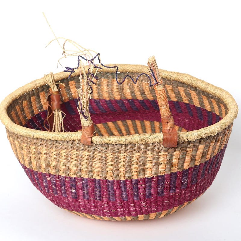 Bolga Market Basket - Etsy