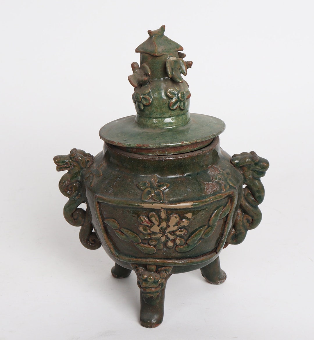 Chinese Green Glazed Censer - Etsy