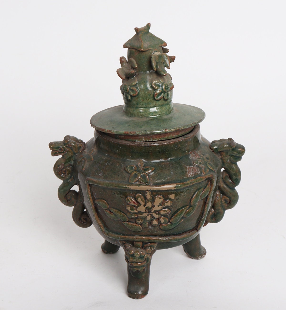 Chinese Green Glazed Censer - Etsy