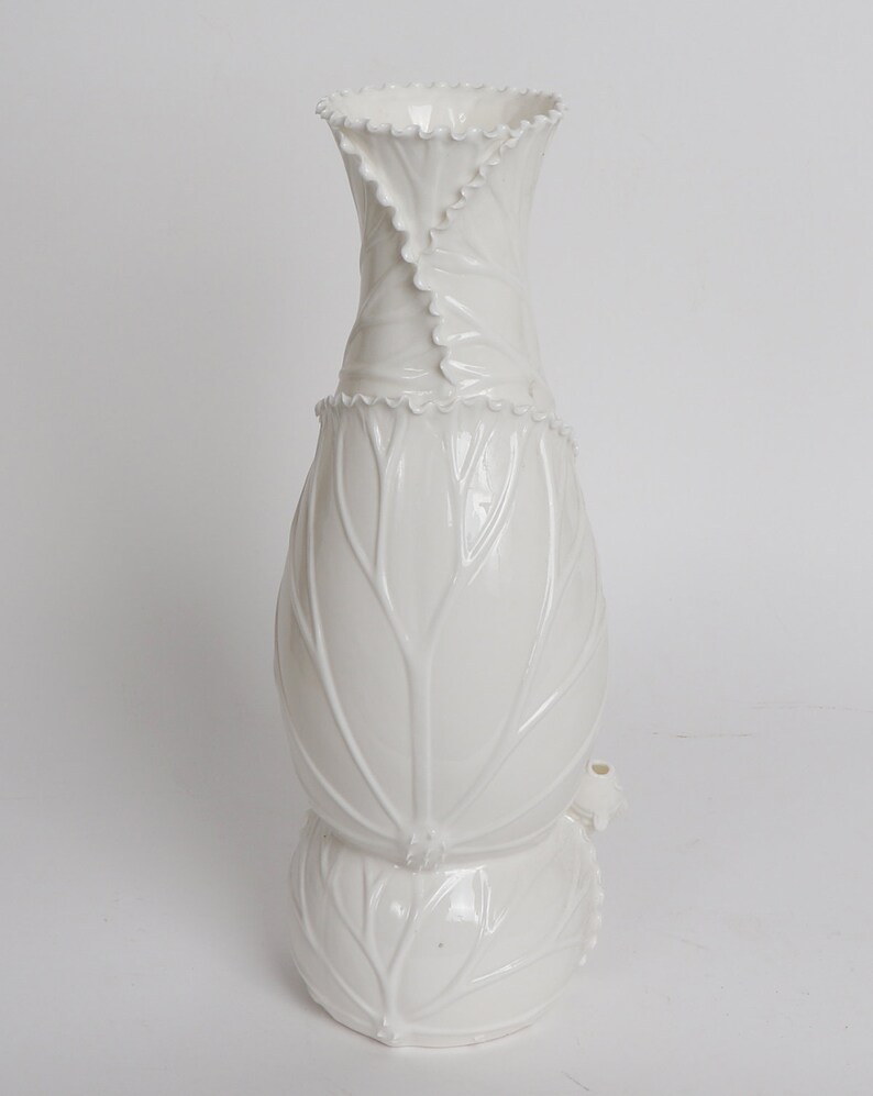 Chinese Blanc De Chine Cabbage Porcelain Vase - Etsy