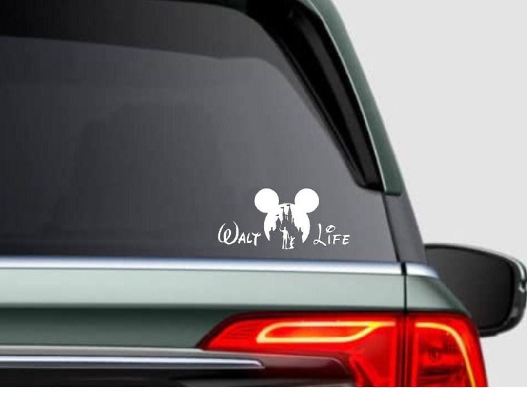 Walt Life Disney Decal. Car Decal. Vinyl Decal. for Anything. - Etsy
