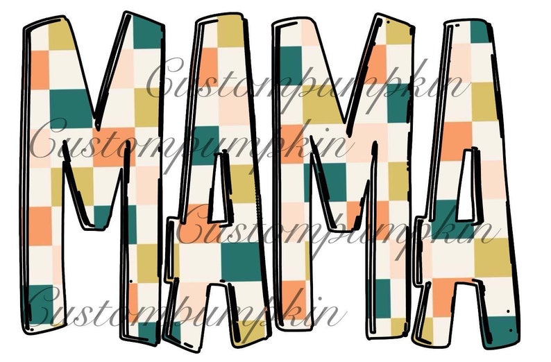 Mama Checkered - Etsy