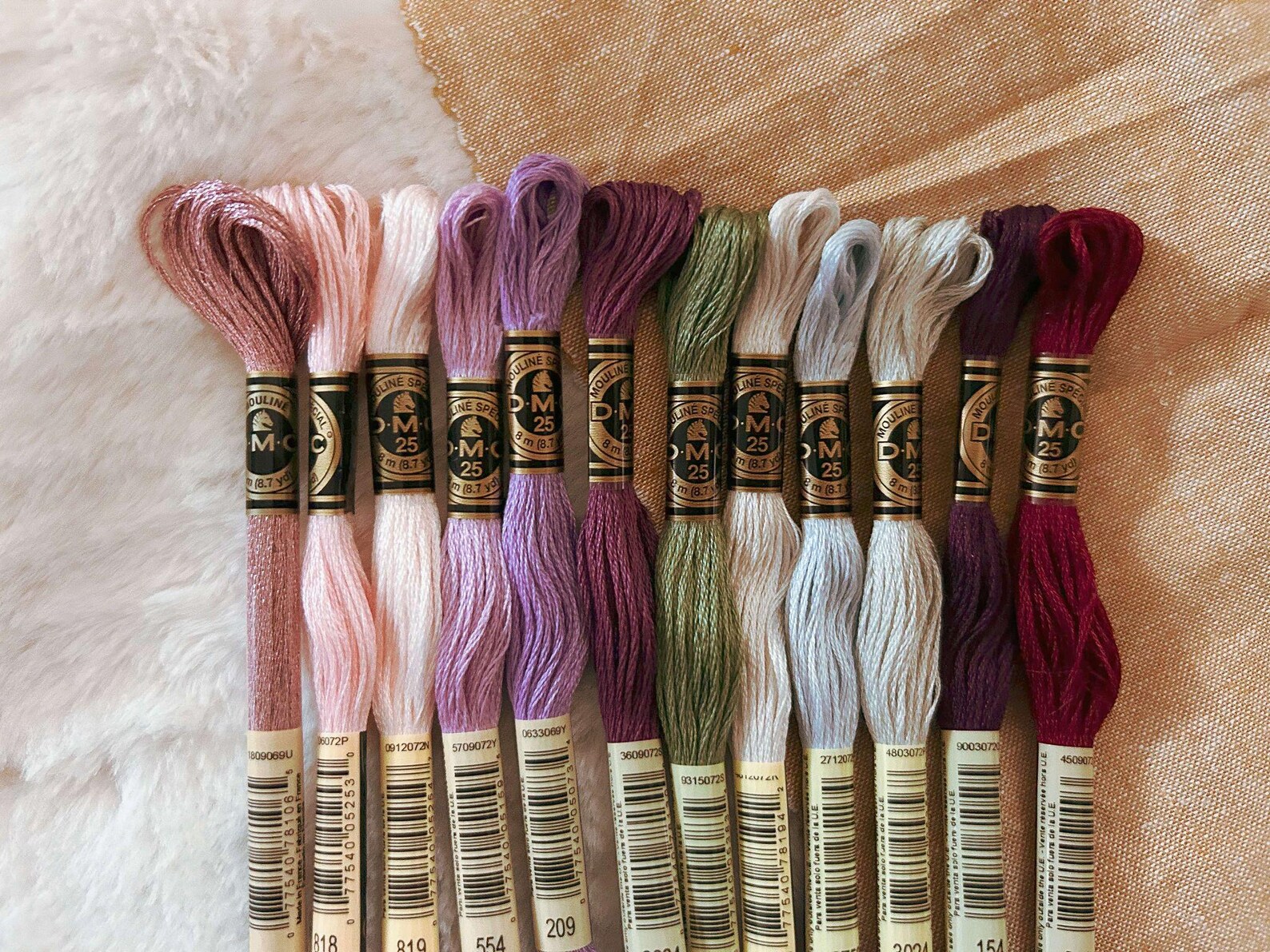 Sugar Plum Fairy DMC Floss Bundle Embroidery Thread Set Embroidery ...