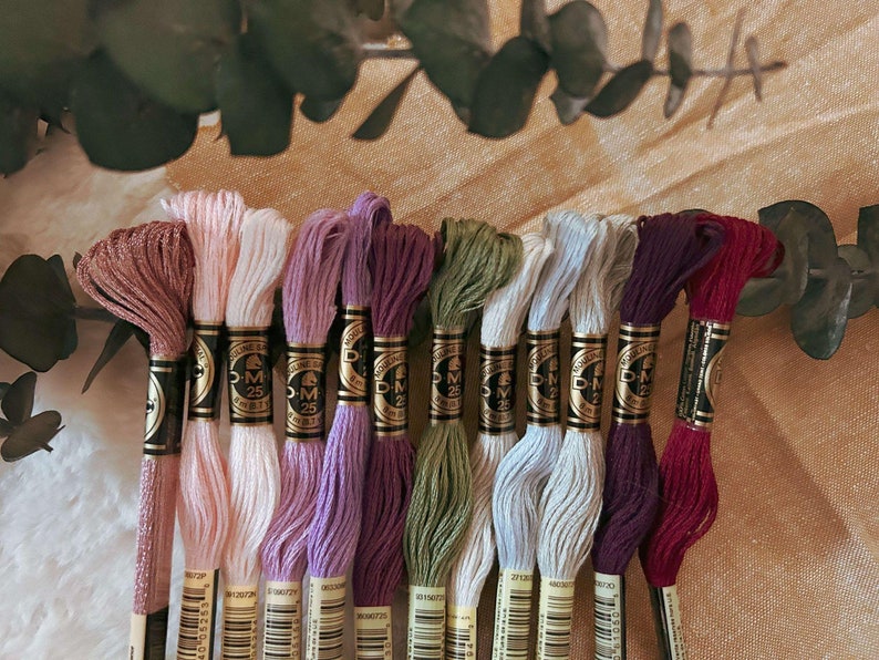 Sugar Plum Fairy DMC Floss Bundle Embroidery Thread Set Embroidery ...