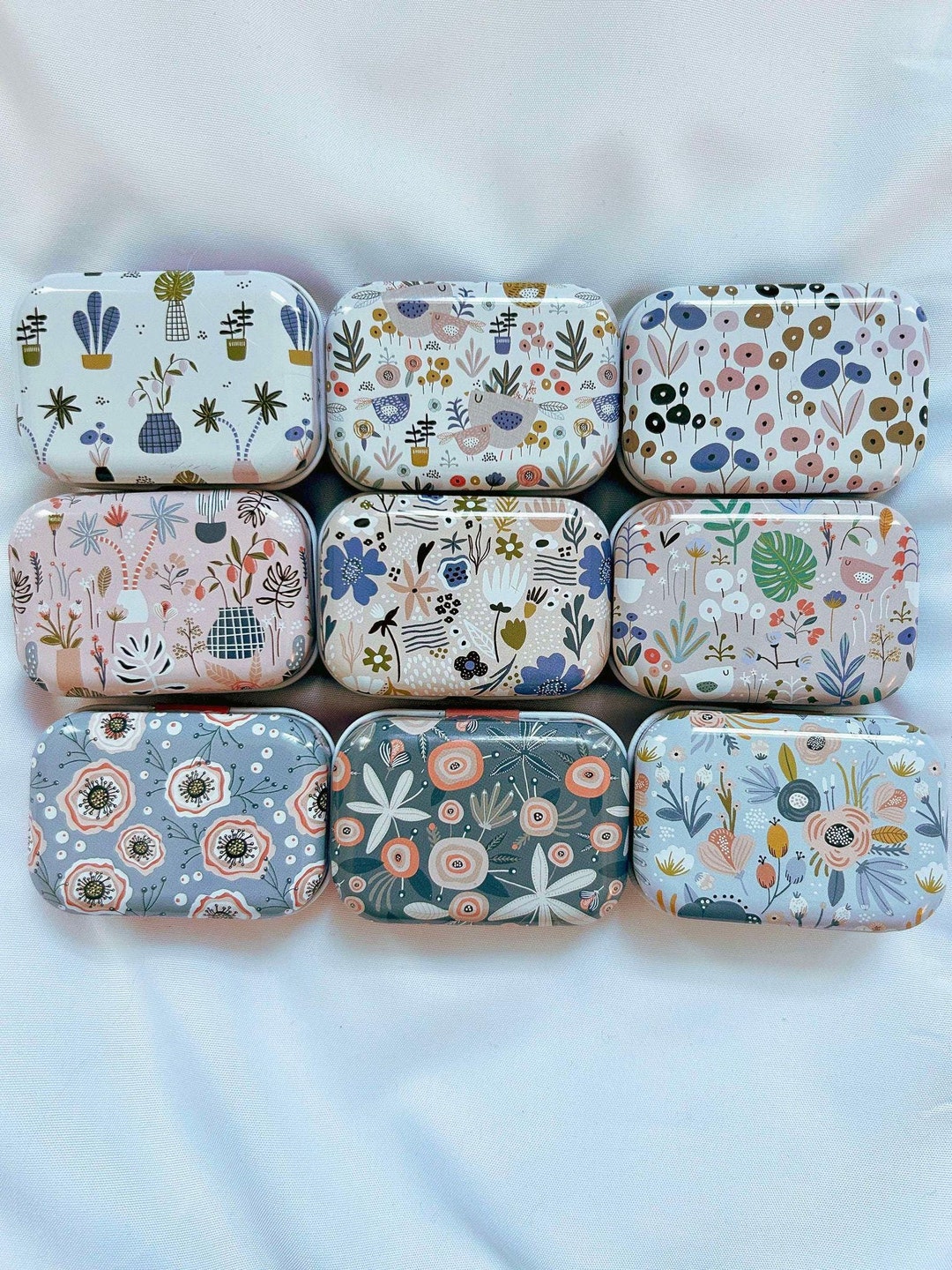 Needle Storage Tin Rectangular Sewing Needle Box Needle or Craft ...