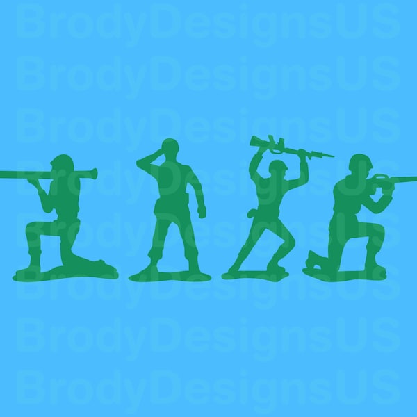 Green Army Men - Etsy