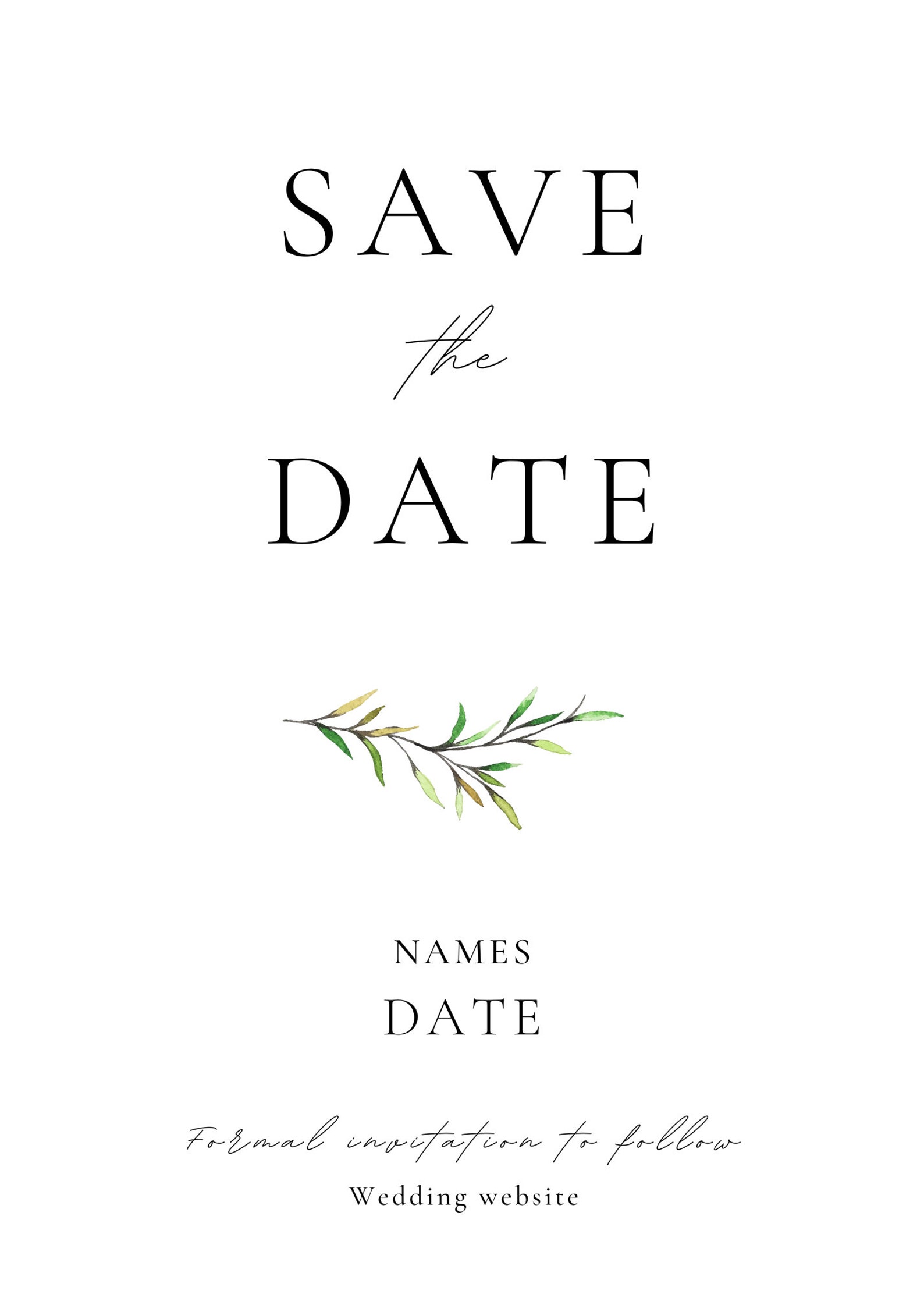 Modern Save the Dates - Etsy