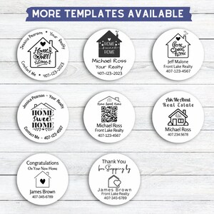 Personalized Real Estate Stickers, Home Sweet Home Stickers, Real ...