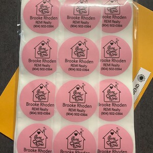 Personalized Real Estate Sticker, Home Sweet Home Stickers, Real Estate ...