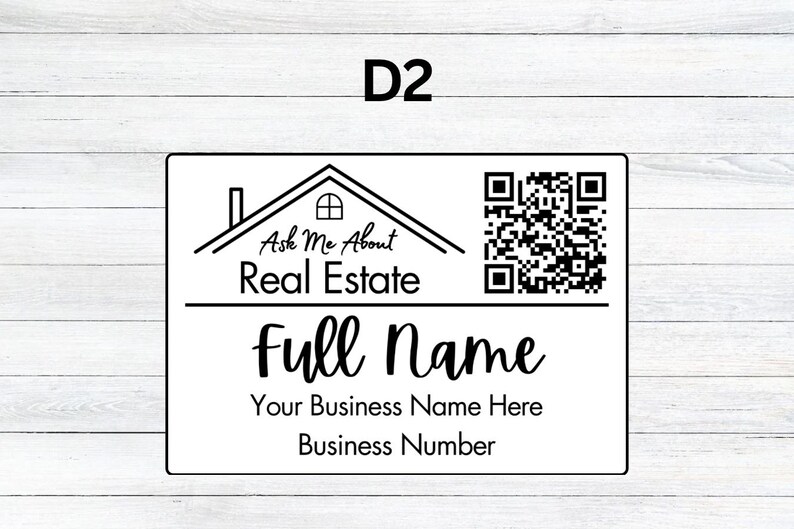 Personalized Real Estate Sticker, Home Sweet Home Stickers, Qr Code ...