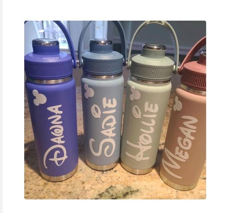 Custom Vinyl Cartoon Name Decal, Kids Sticker Name Labels, Personalized ...
