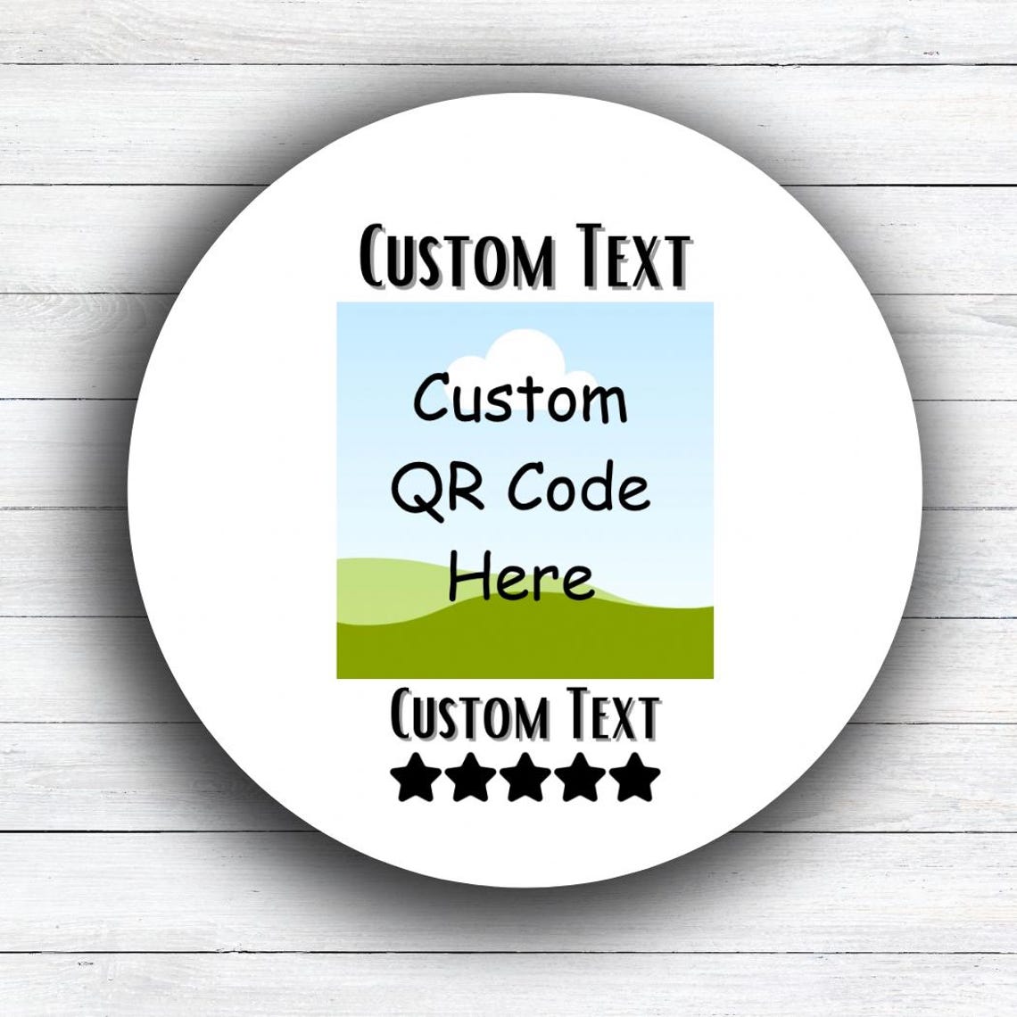 QR Code Stickers, Custom QR Code Labels, Review Stickers, Business Qr ...