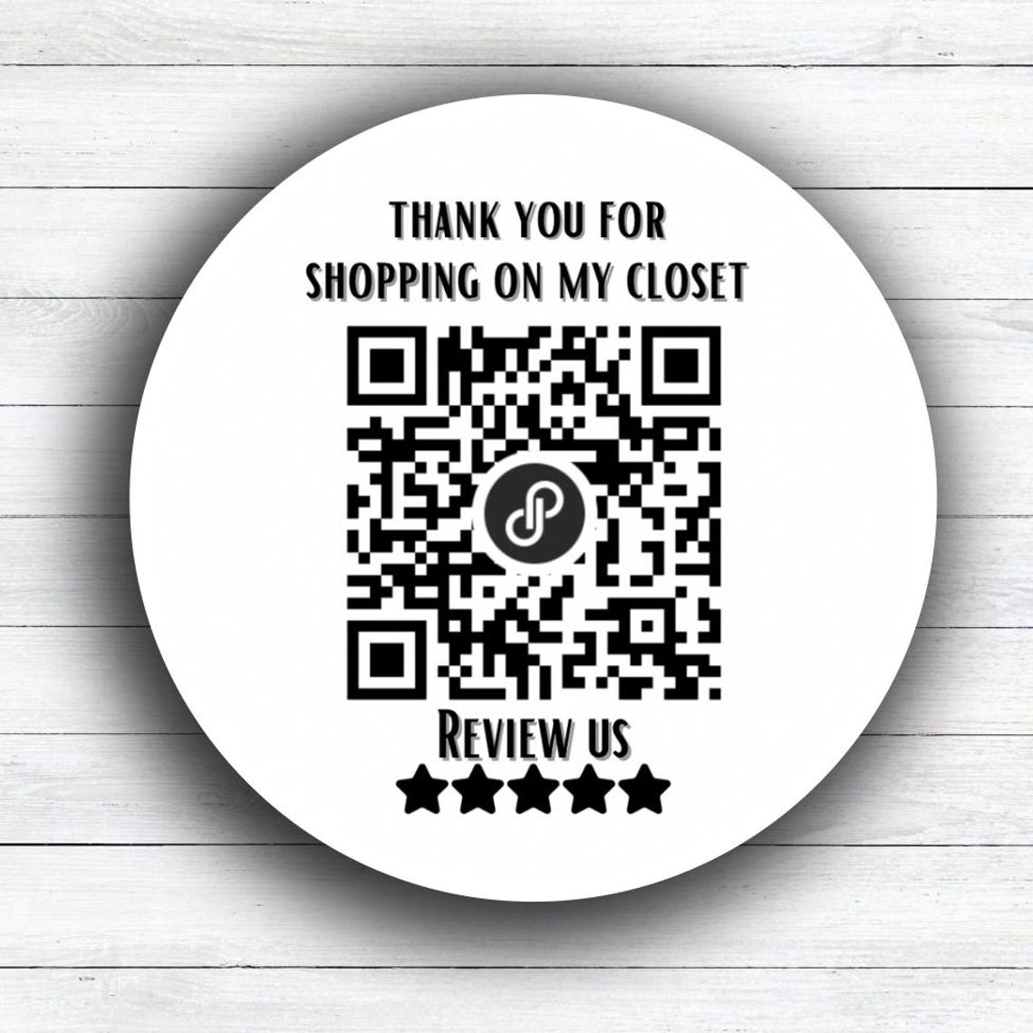 QR Code Stickers, Custom QR Code Labels, Review Stickers, Business Qr ...