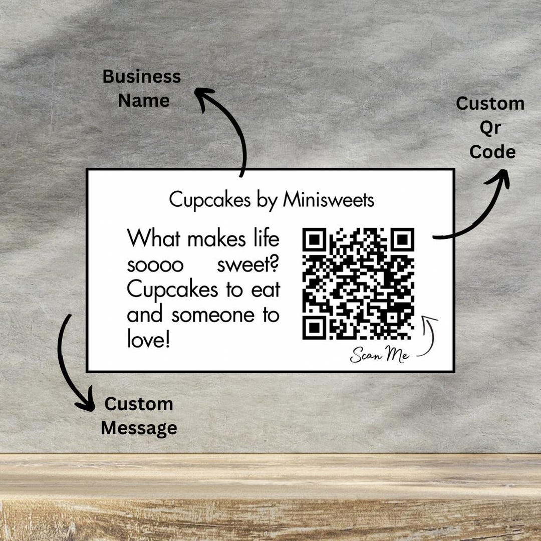 QR Code Stickers, Custom QR Code Labels, Review Stickers, Business Qr ...