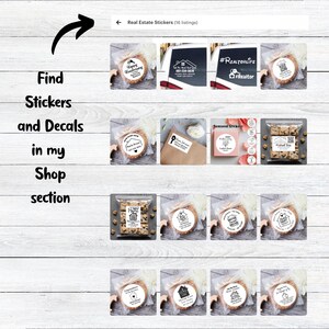 Personalized Real Estate Sticker, Home Sweet Home Stickers, Qr Code ...