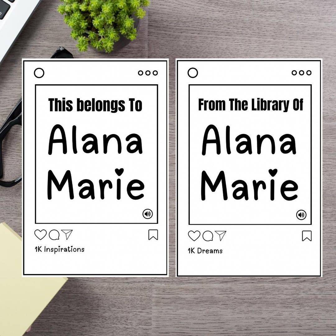 Student Name Labels, Teacher Book Labels, Teacher Book Stickers ...