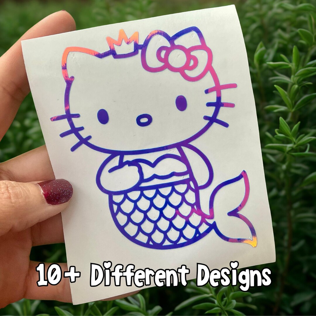 Hello Kitty Vinyl Decal for Tumbler, Hello Kitty Car Stickers Label ...