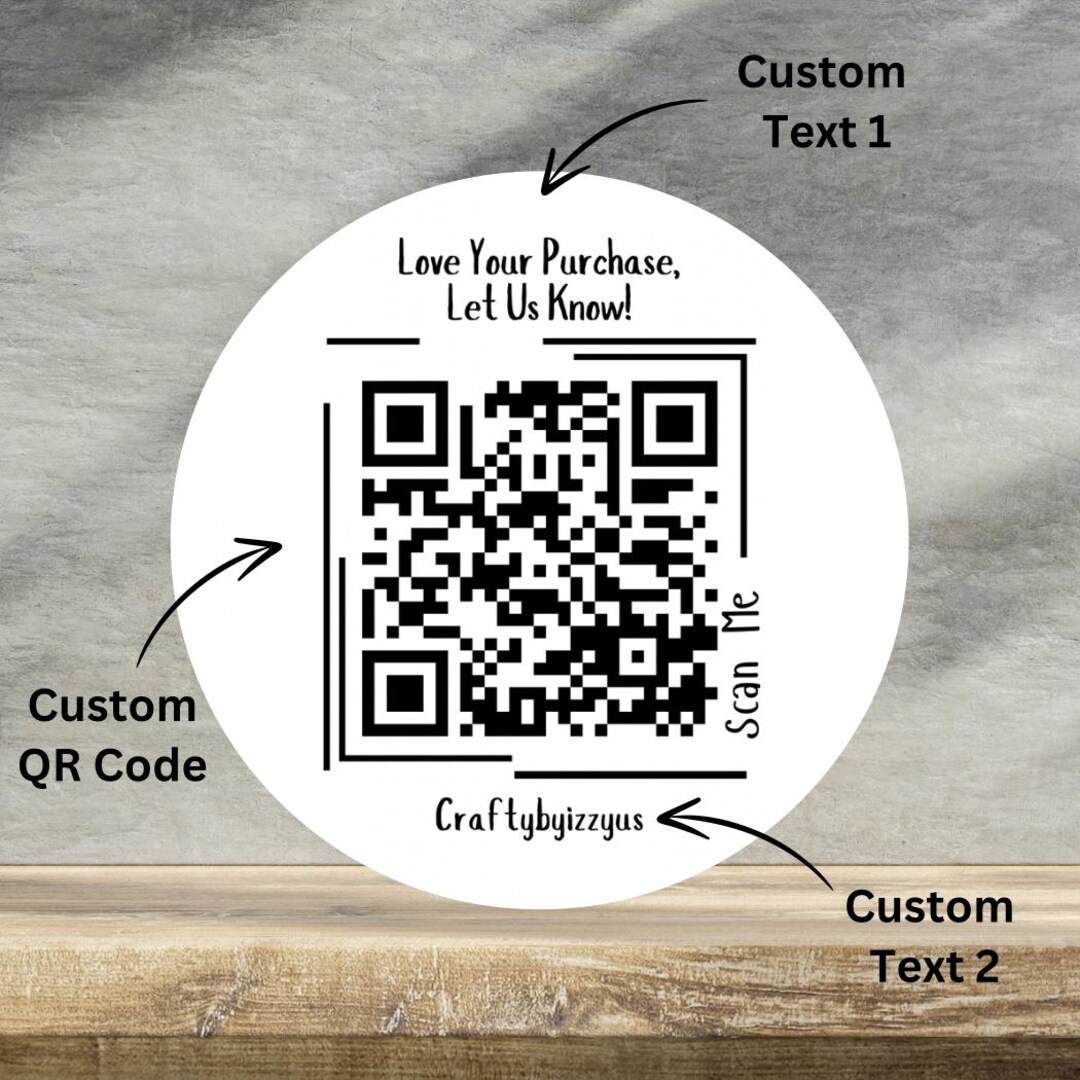 QR Code Stickers, Custom QR Code Labels, Business Qr Code Website ...