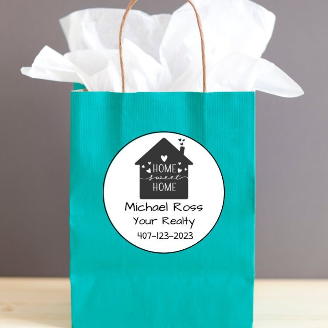 Personalized Real Estate Stickers, Home Sweet Home Stickers, Real ...