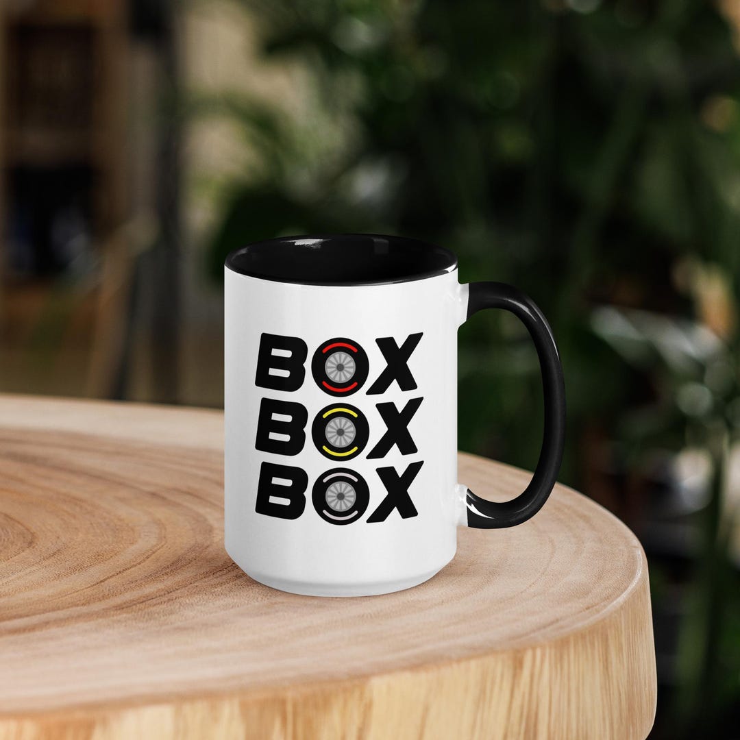 Formula 1-inspired 15oz Mug – "box BOX Box" Pit Stop Coffee Cup - Etsy