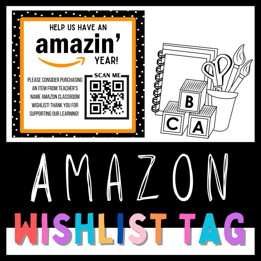 Amazon Wishlist Tag - Etsy