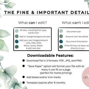 Editable Color Posters - Etsy