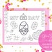 Spa Party Coloring Sheets, Spa Day Coloring Placement, Spa Day Juice ...