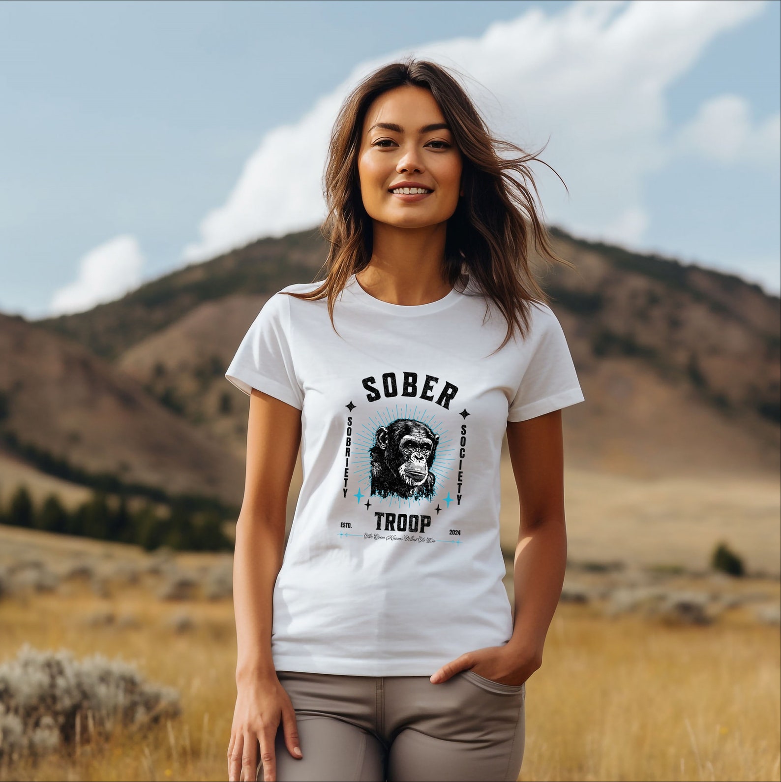 Sober Monkey T-shirt: Sobriety Gift, Recovery Inspiration - Etsy