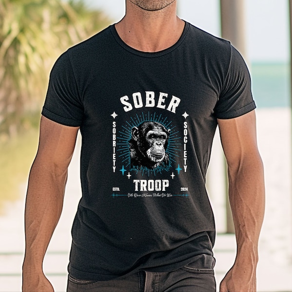 Monkey Sober T Shirts - Etsy