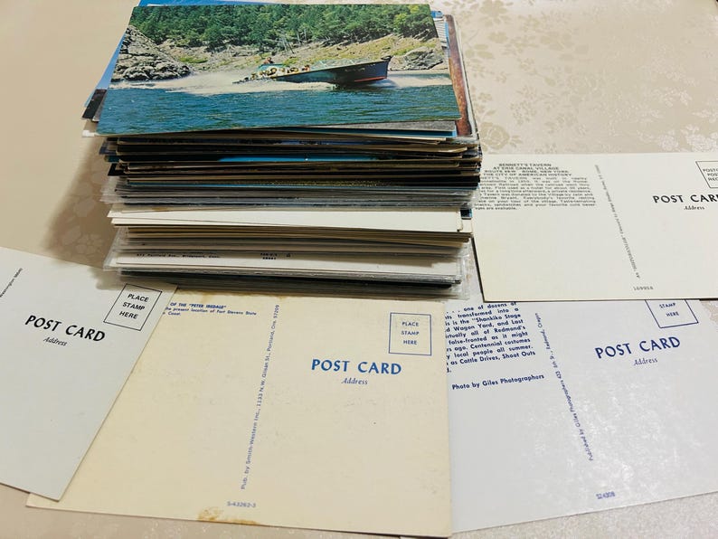 10 Vintage Postcards | Junk Journaling, Pen Pal Supplies - Etsy