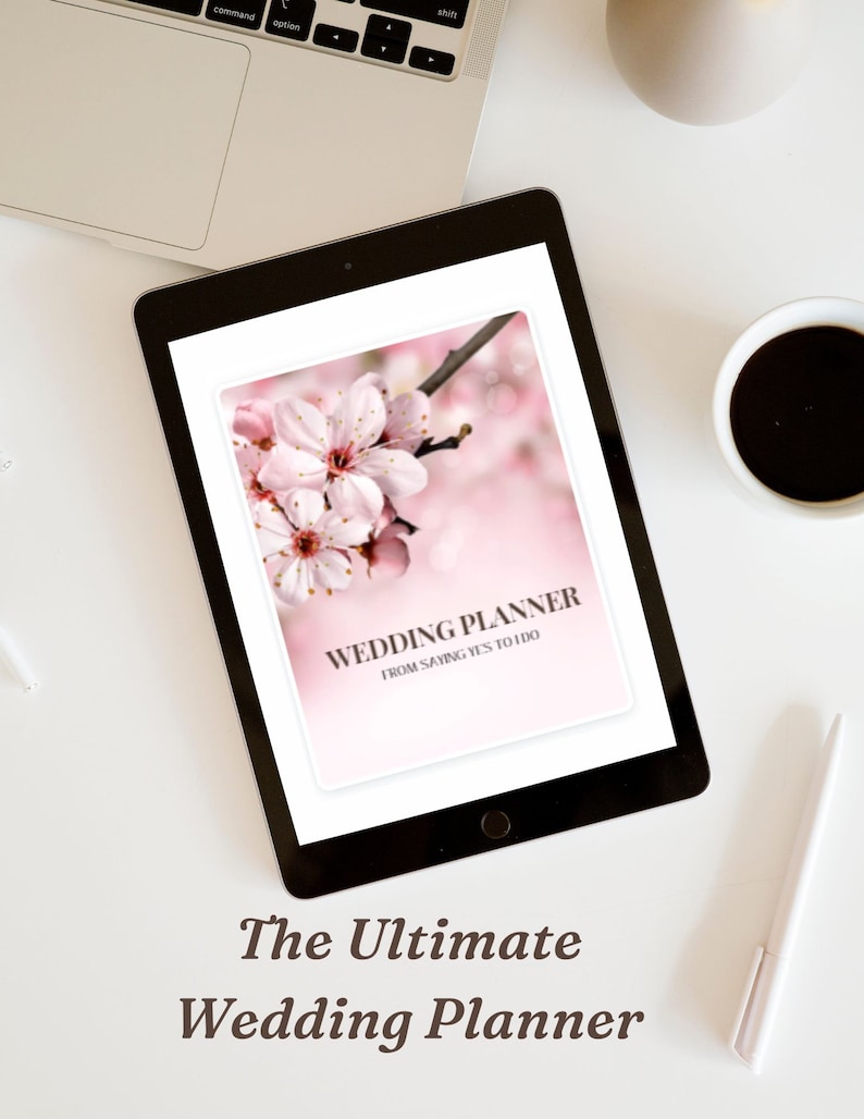 Digital Floral Wedding Planner - Etsy