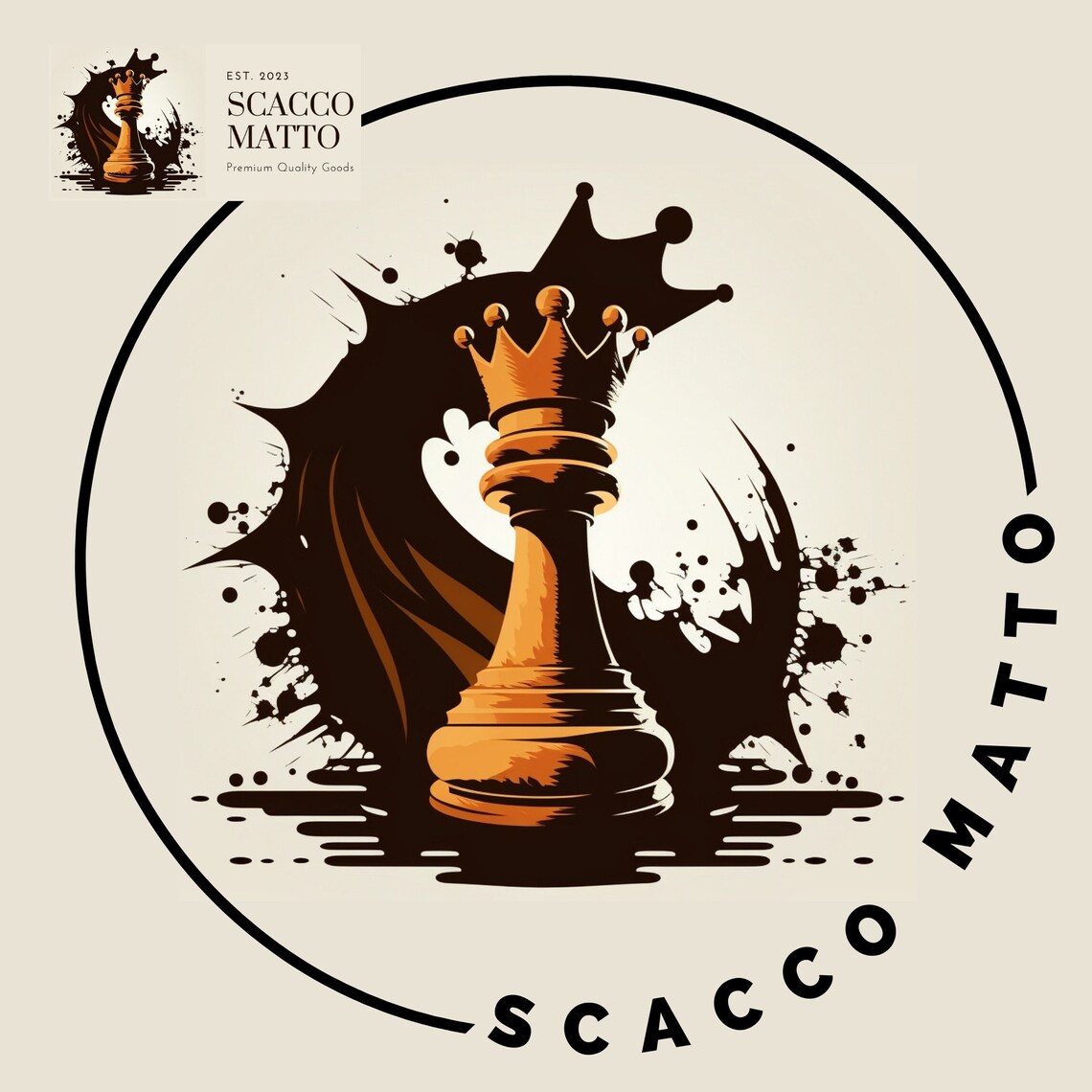 Scacco Matto Check Mate, Brand Logo - Etsy