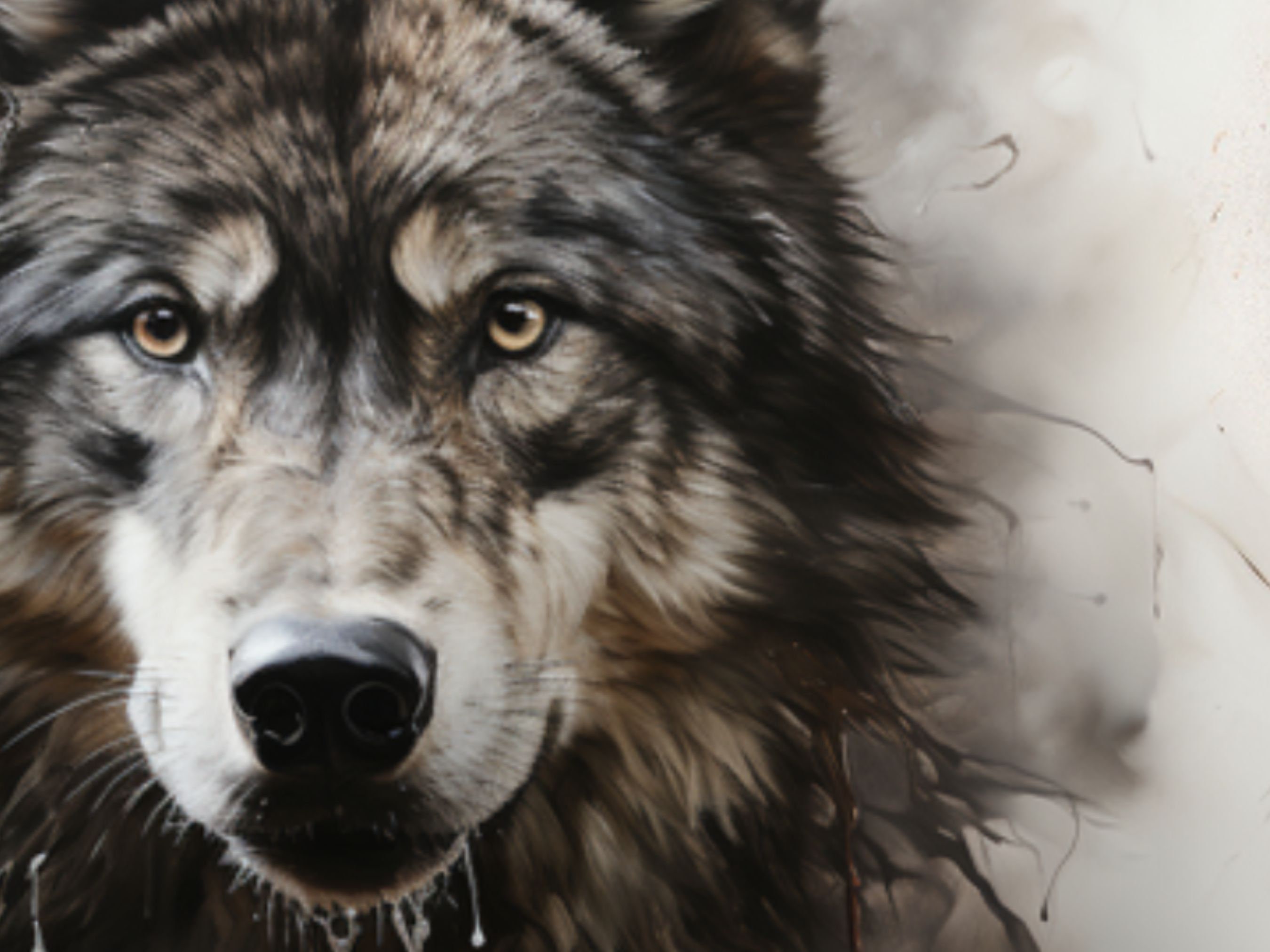North American Wildlife Wolf Oil Painting Prints Wildlife - Etsy