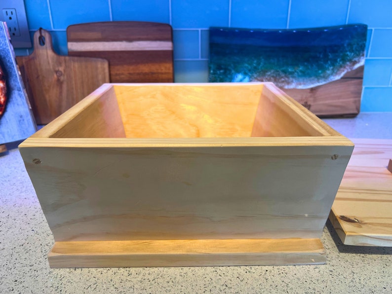 Neapolitan Wood Dough Box Madia: Authentic Pizza & Bread Making - Etsy