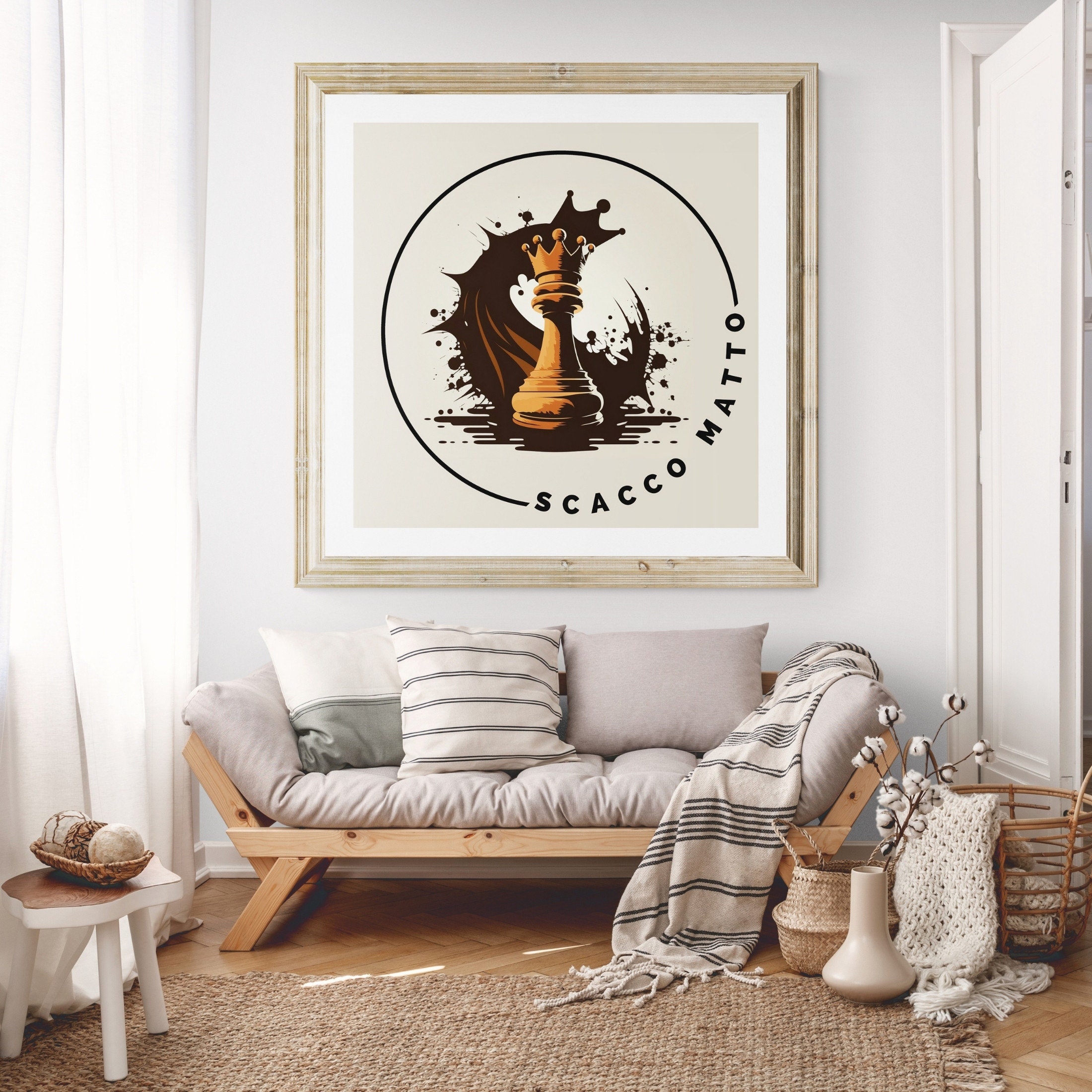 Scacco Matto Check Mate, Brand Logo - Etsy